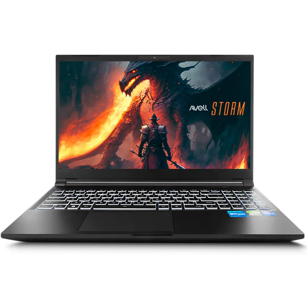 Notebook Gamer Avell STORM 450 - GeForce® RTX 4050 (6GB GDDR6) - Intel ...